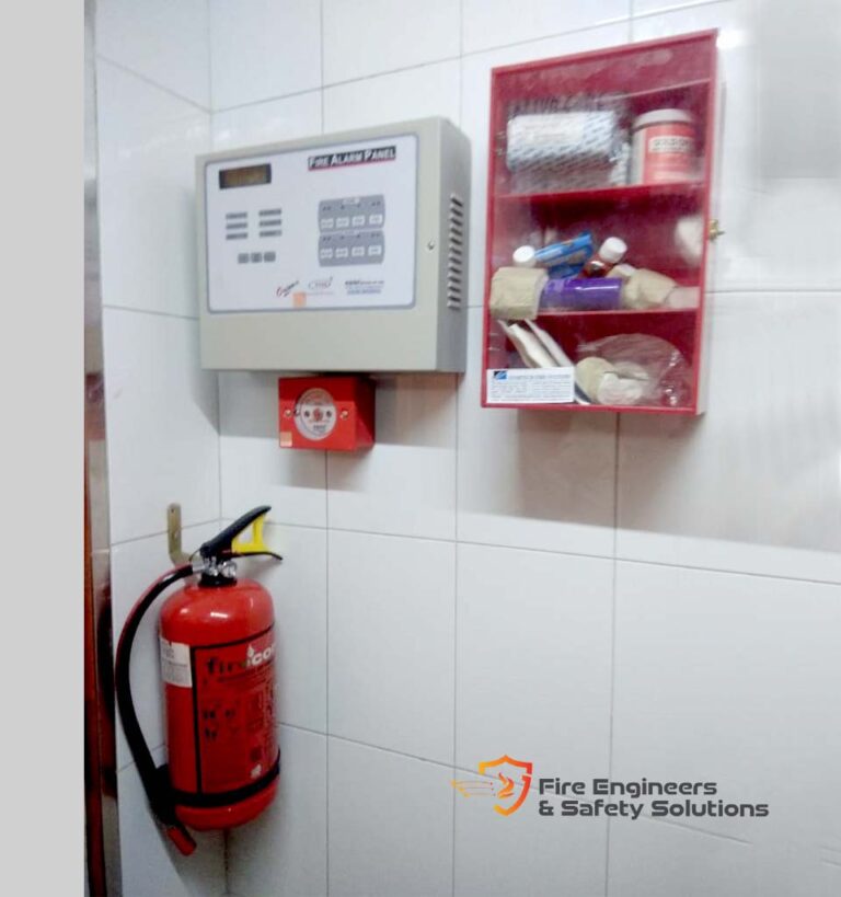 Fire Alarm Panel With First Aid Box - Fire Engineers & Safety Solutions